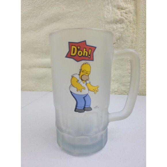 Fox | Other | The Simpsons Homer Simpson Frosted Mug Glass Beer Stein ...
